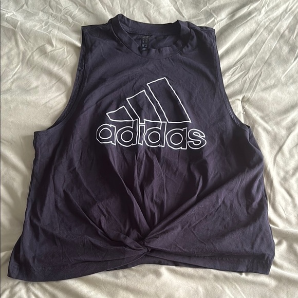 adidas | Tops | Adidas Womens Black Muscle Tee | Poshmark